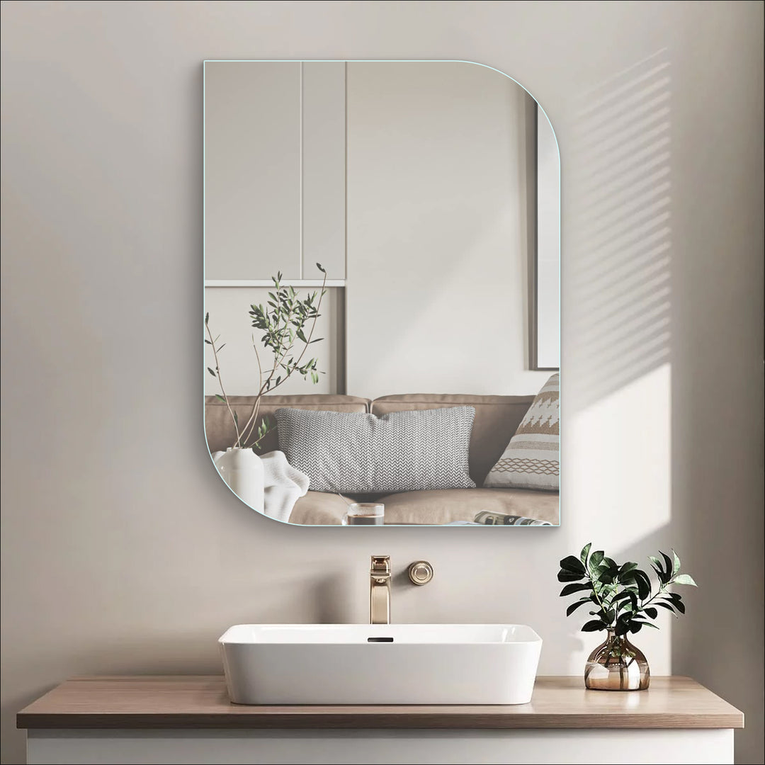 Rectangular Mirror Frameless Basic Plain Simple (Saint-Gobain) – Flair ...