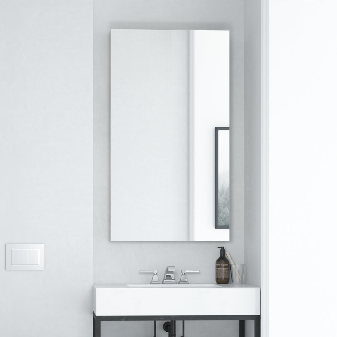 Rectangular Mirror Frameless Basic Plain Simple (Saint-Gobain) – Flair ...