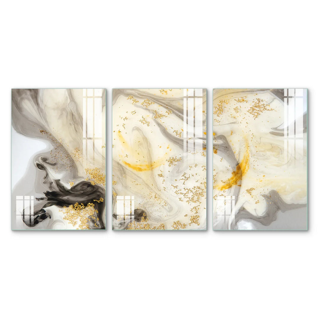 Beautiful Abstract Multi Frame Colorful Wall Painting for Living Room ...