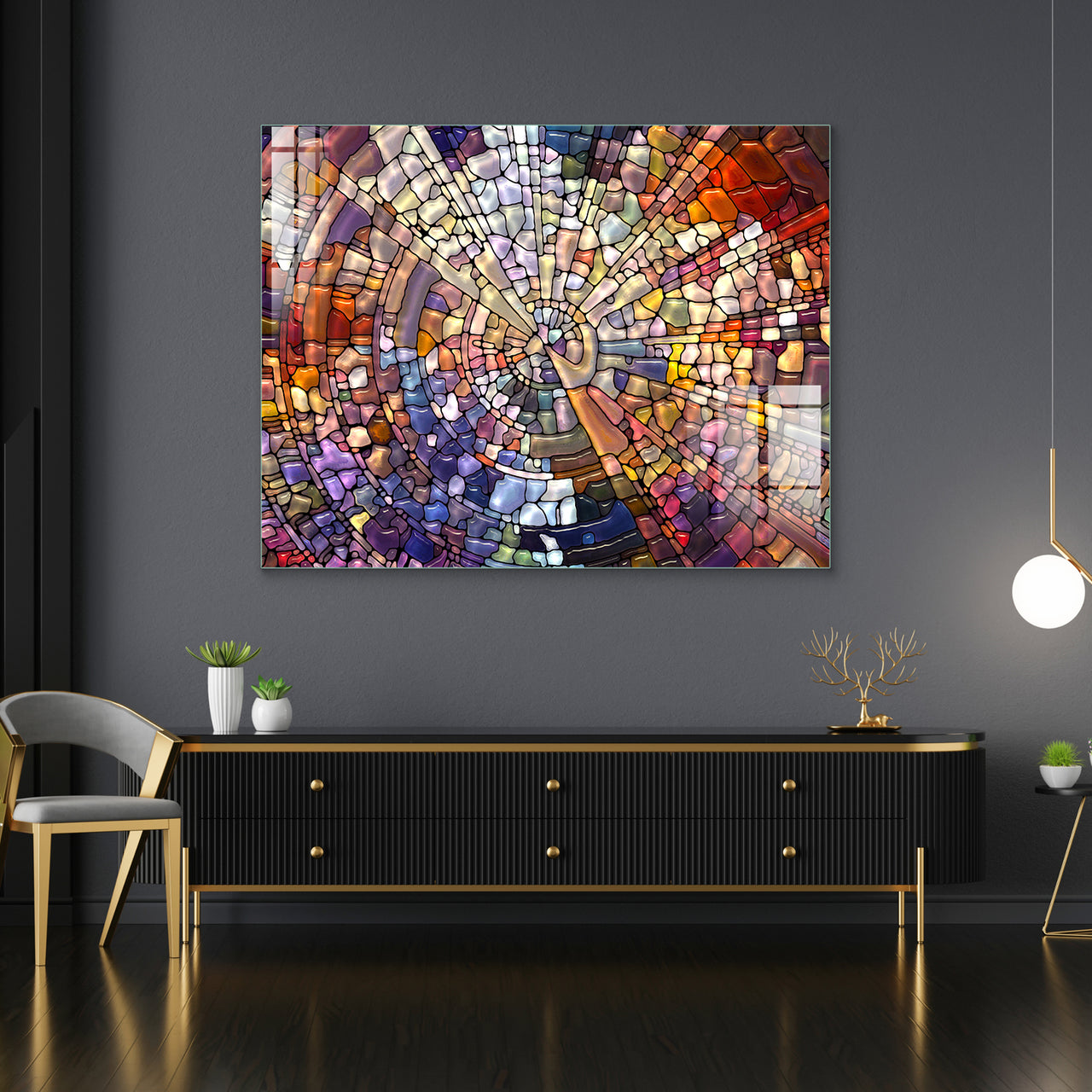 Digital Glass Prints: Infinite Mosaics Art on Glass Paintings – Flair Glass
