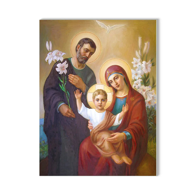 The Beautiful Holy-Family Tempered Glass Wall Paintings – Flair Glass