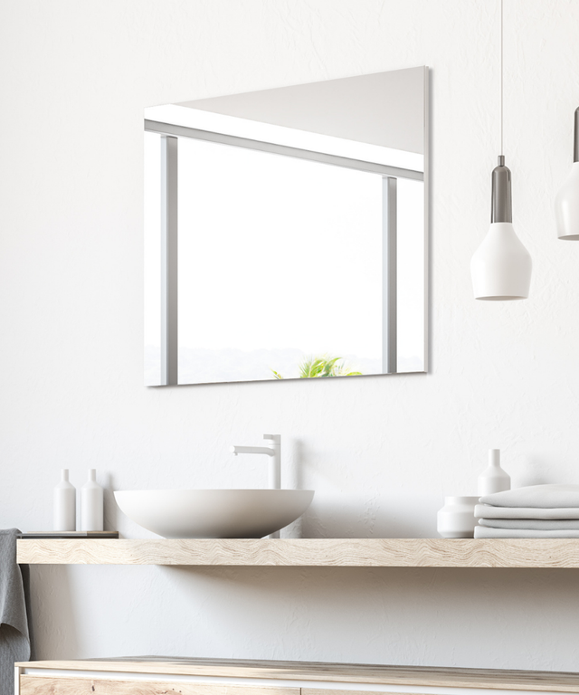 Simple Bathroom Mirrors – Flair Glass