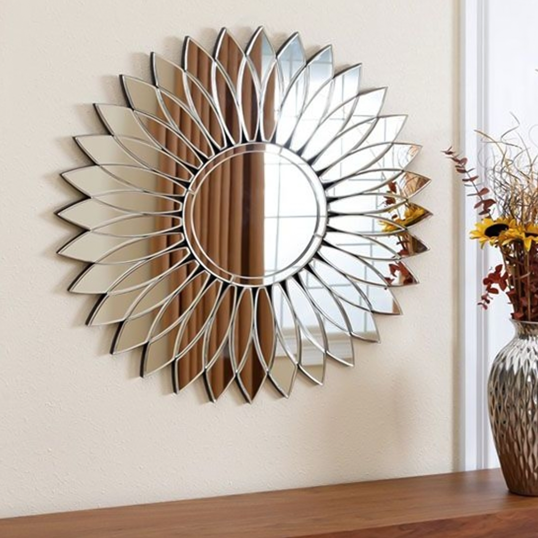 Sun Flower - Designer Mirror – Flair Glass