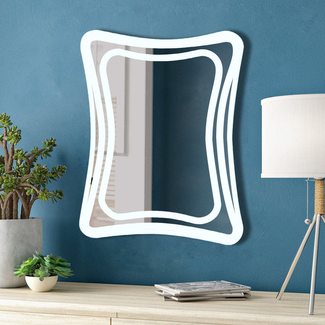 Designer Frameless Frosted Mirror – Flair Glass