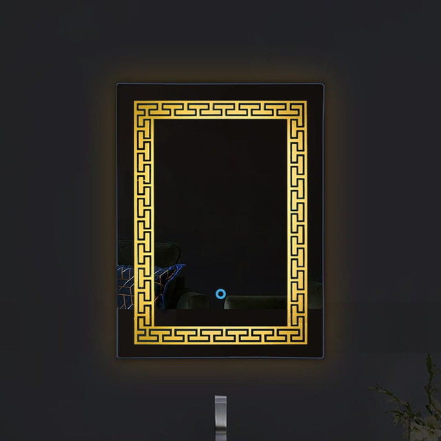 Beautiful LED Mirror - Warm White Light - Rectangular – Flair Glass