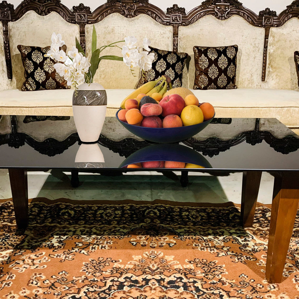 Black Tinted Glass Table (Saint-Gobain) – Flair Glass