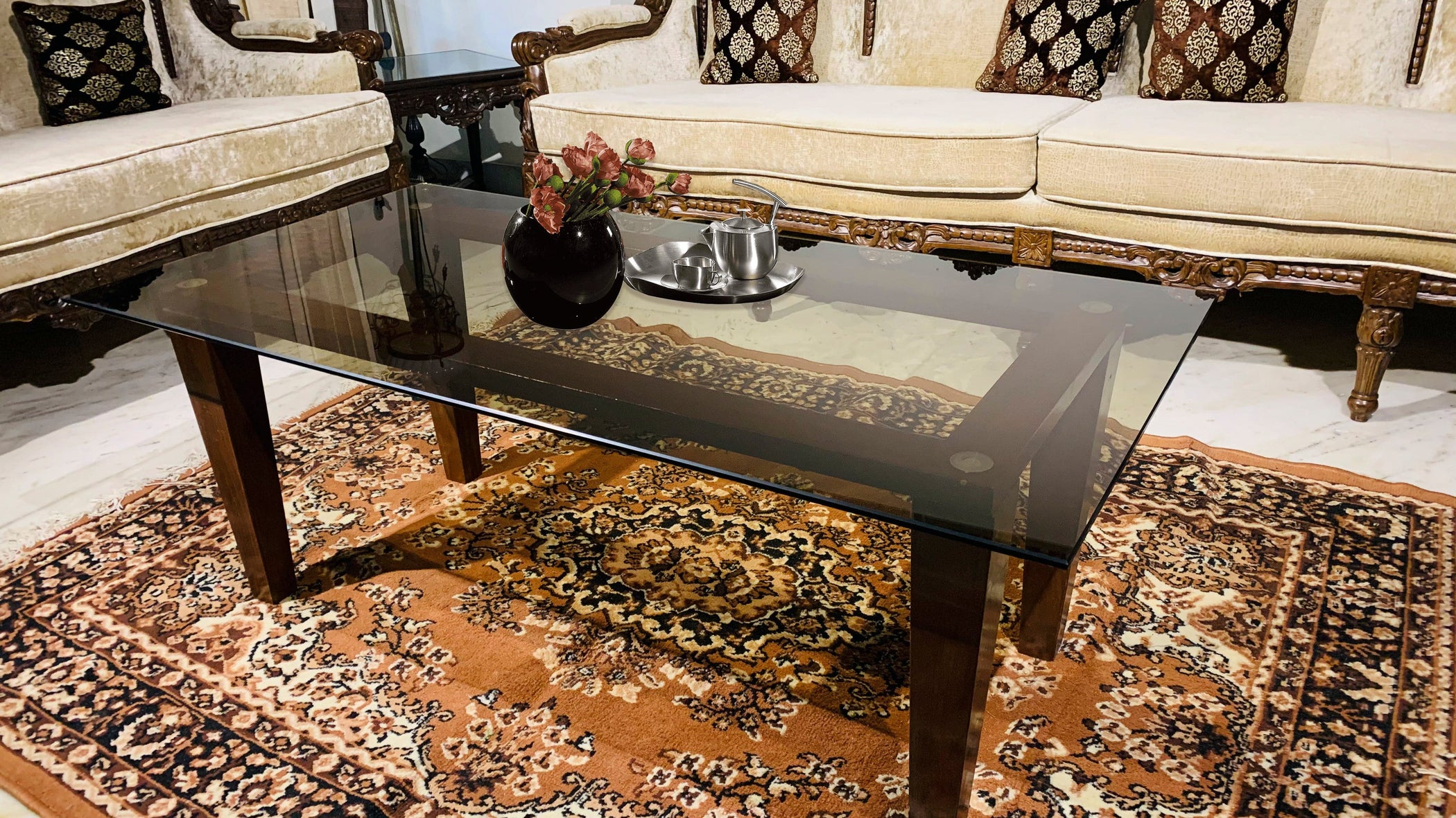 Bronze/Brown Tinted Glass Table (Saint-Gobain) – Flair Glass